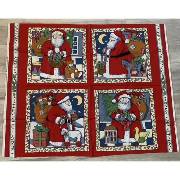 Susan Winget | Office | Vintage Susan Winget Christmas Panel Cut Sew ...